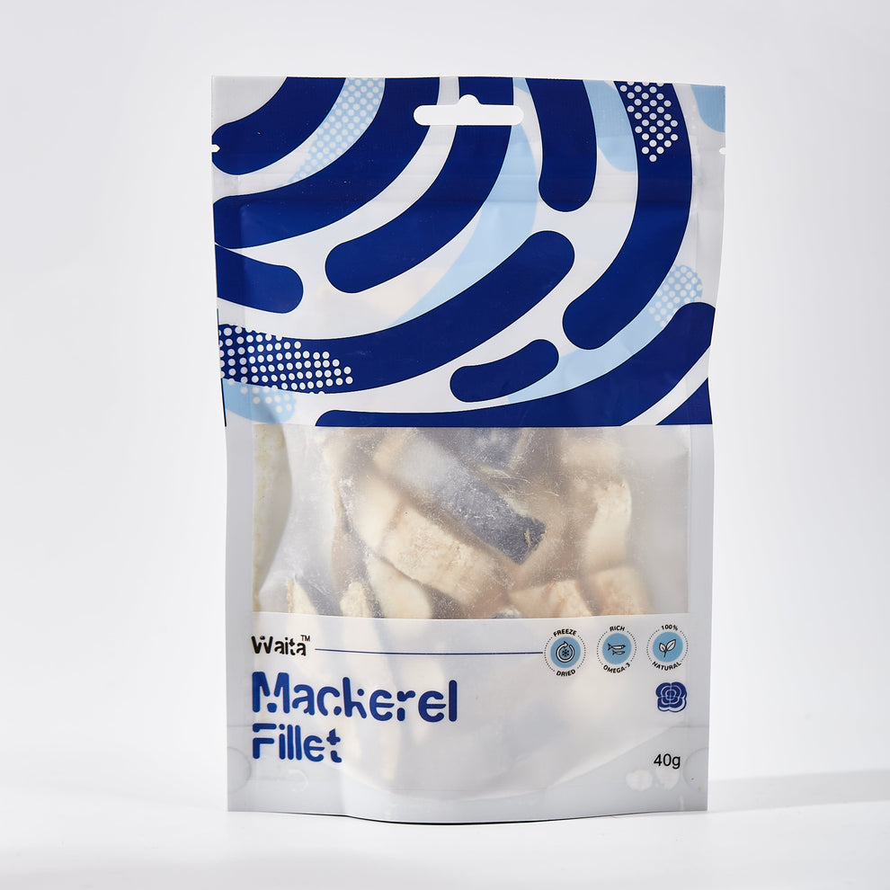 Waita Freeze Dried Mackerel 40g/350g – Waita Pets - Freeze-Dried ...