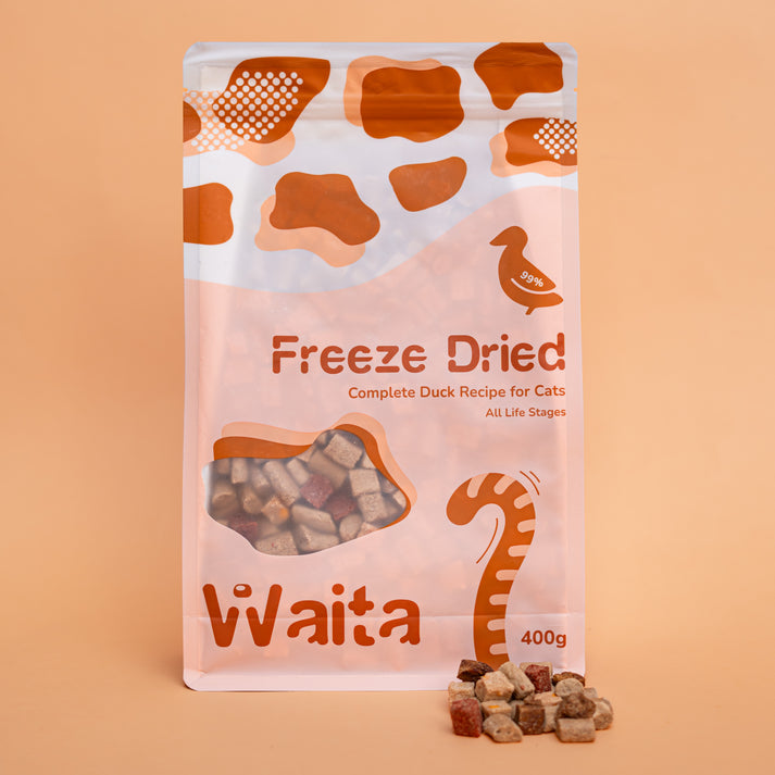 Waita Freeze Dried Complete Duck Recipe 20g/400g/1.2kg - Cat – Waita ...