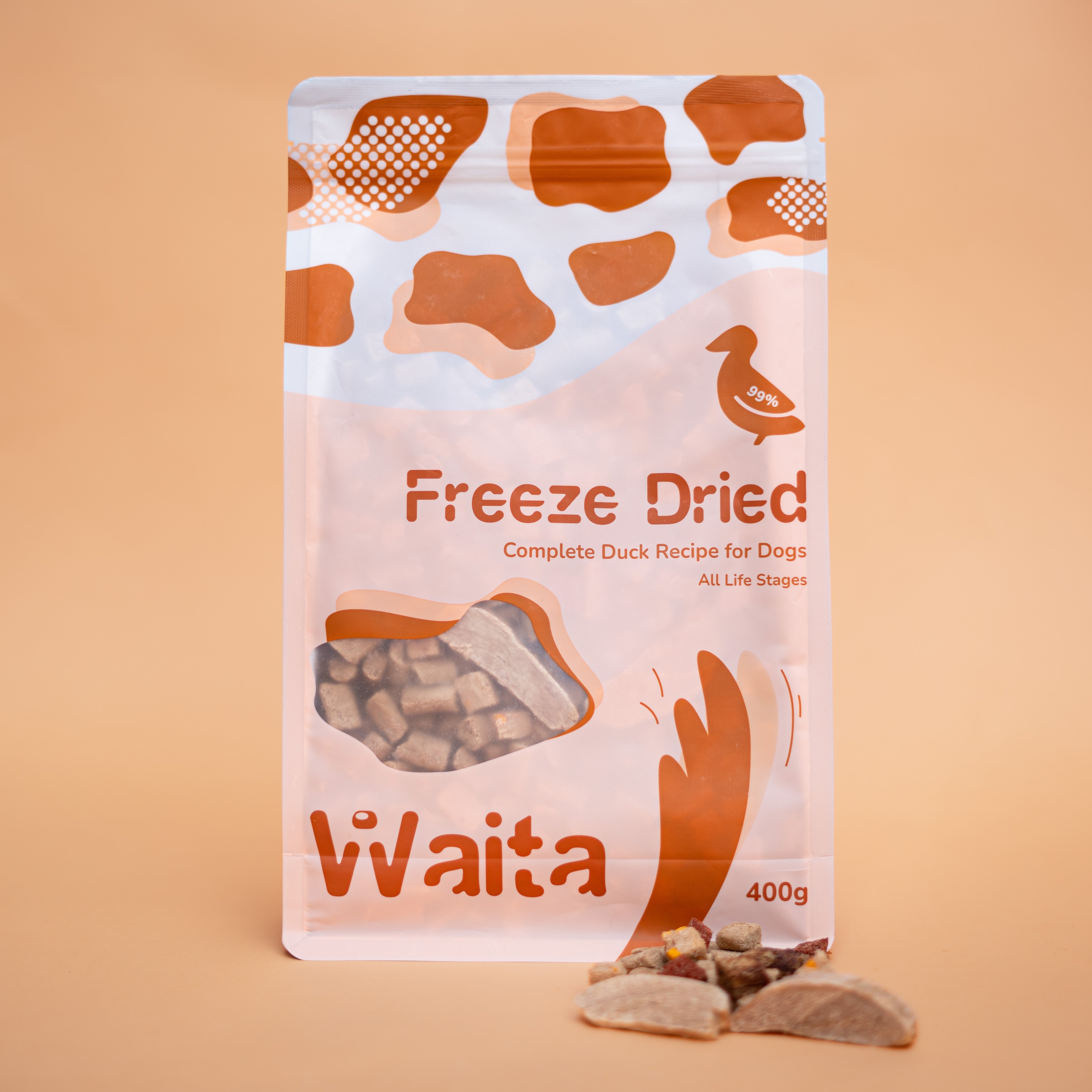 Waita Freeze Dried Complete Duck Recipe 20g/400g/1.2kg - Dog – Waita ...