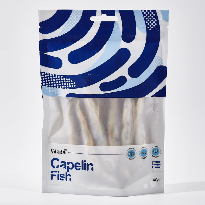 Waita Freeze Dried Capelin 40g/400g – Waita Pets - Freeze-Dried ...