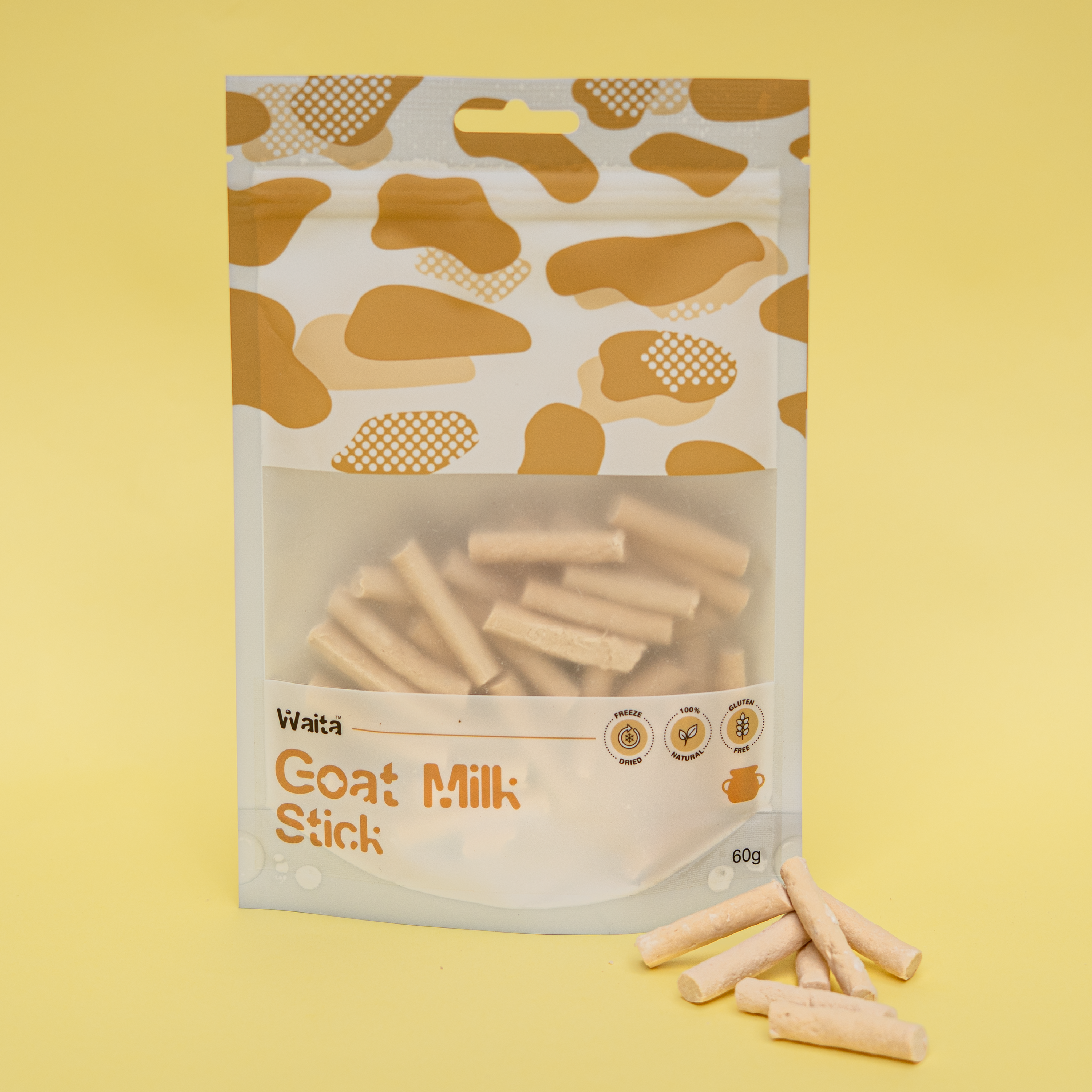 Freeze Dried Goat Milk Stick 60g/500g – Waita Pets - Freeze-Dried ...